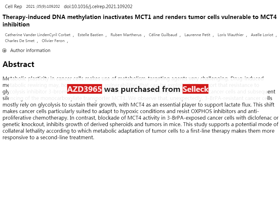 MCT Review | MCT inhibitor