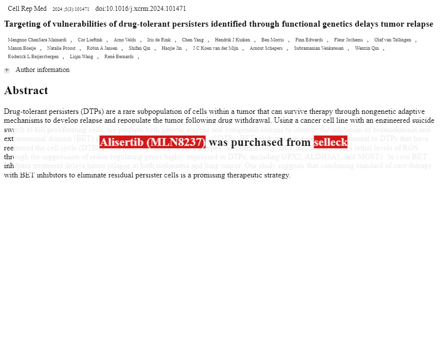 Aurora Kinase Inhibition | Aurora Kinase Inhibitor Review