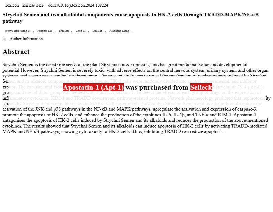 TRADD antagonist | TRADD inhibitor | TRADD agonist | TRADD activator