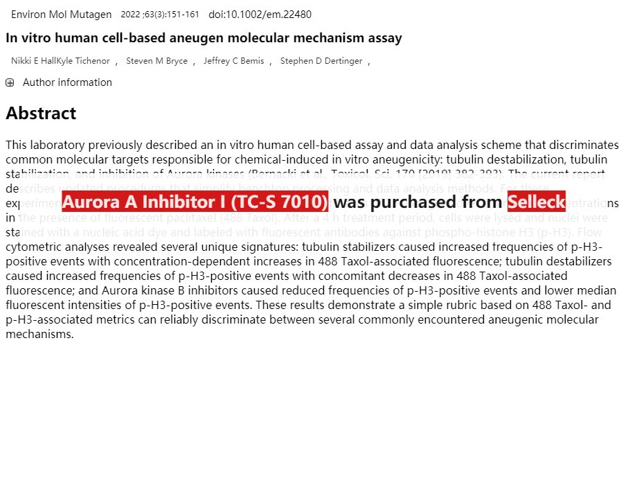 Aurora Kinase Inhibition | Aurora Kinase Inhibitor Review