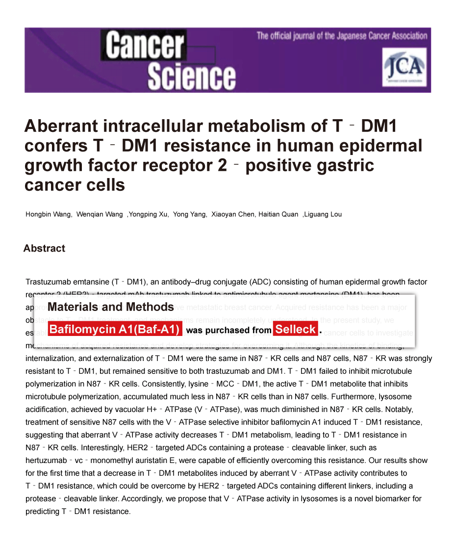 Bafilomycin A1(Baf-A1) | Proton Pump inhibitor | Read Reviews & Product ...