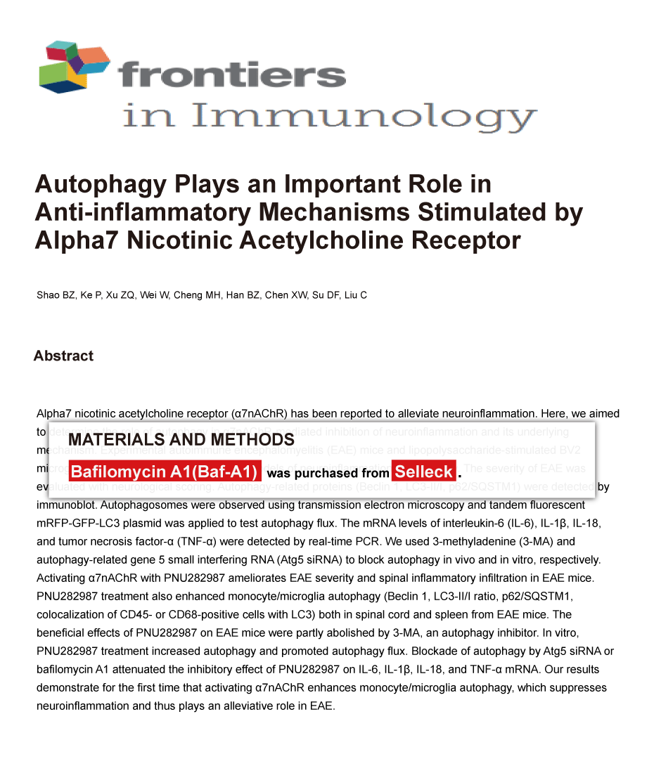 Bafilomycin A1(Baf-A1) | Proton Pump inhibitor | Read Reviews & Product ...