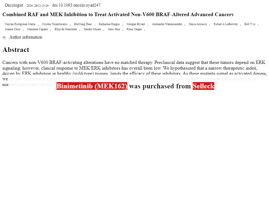 MEK Inhibition | MEK Inhibitor Review