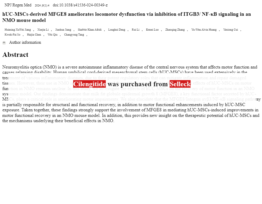 Integrin Inhibition | Integrin Inhibitor Review