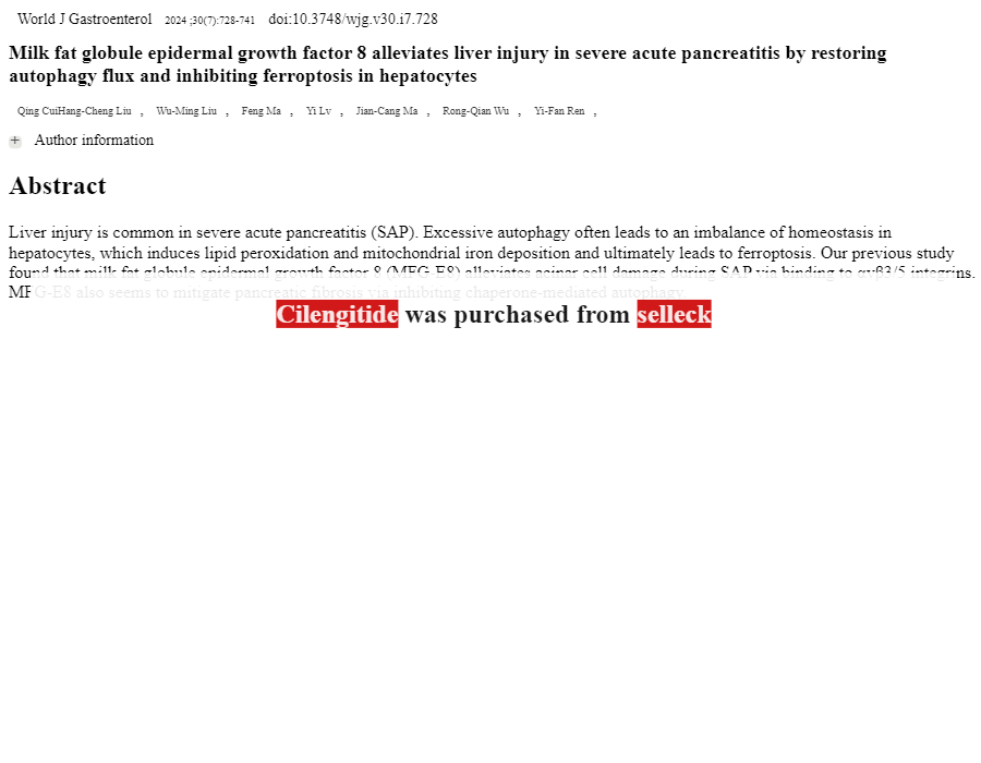 Integrin Inhibition | Integrin Inhibitor Review