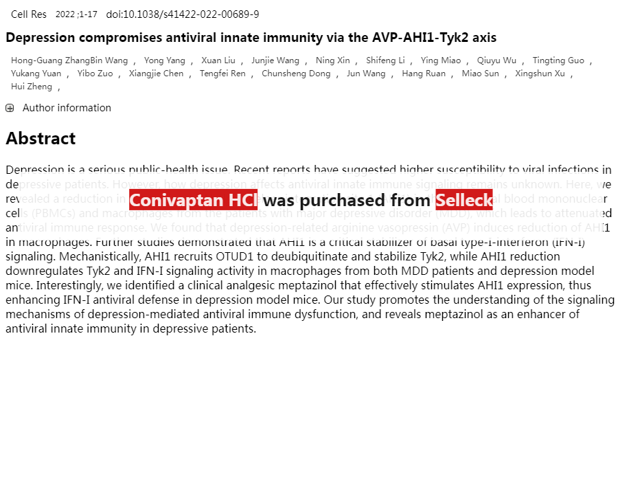 Vasopressin Mechanism | Vasopressin Antagonist Review