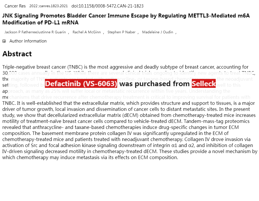 FAK Inhibition | FAK Inhibitor Review