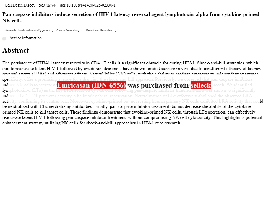 Caspase Inhibition | Caspases Apoptosis | Caspase Inhibitor Review