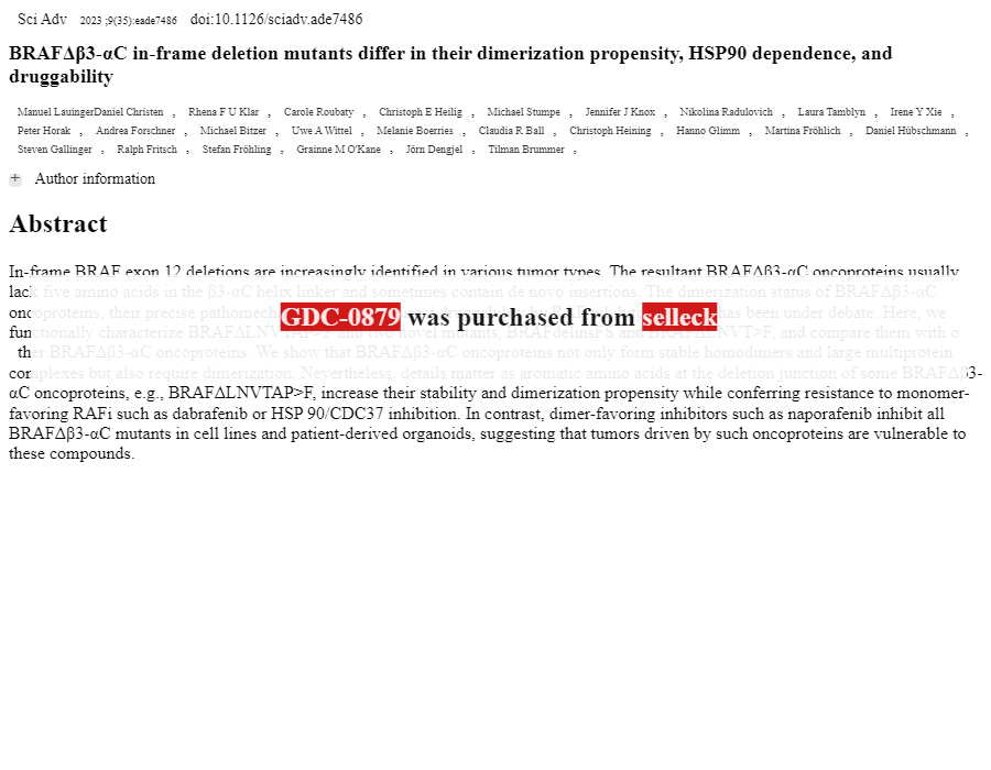 Raf Inhibition | Raf Inhibitor Review