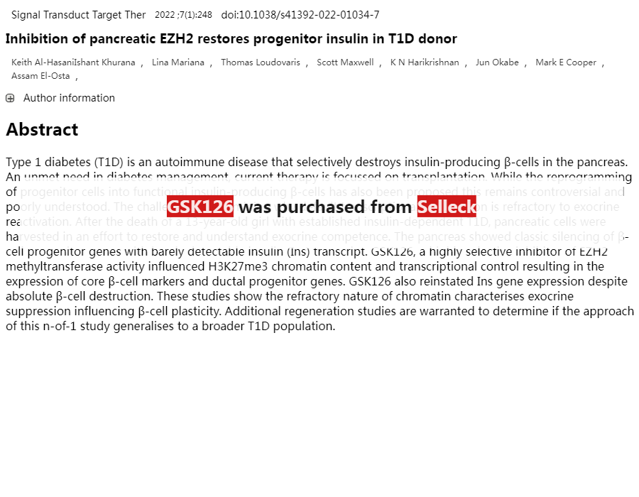 EZH1/2 inhibitors | EZH1/2 modulators | EZH1/2 chemical | EZH1/2 Inhibition