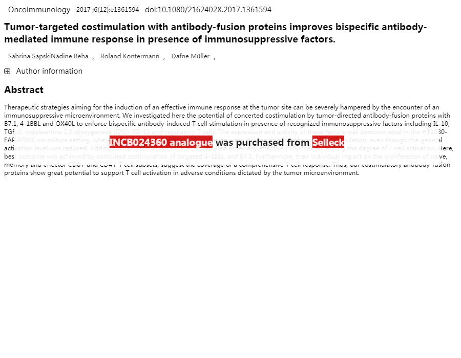 IDO/TDO Pathway | IDO/TDO Inhibitor Review