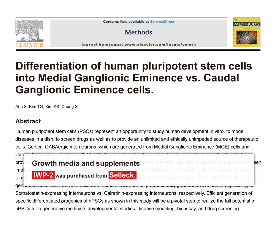 IWP-2 | ≥99%(HPLC) | Selleck | Wnt/beta-catenin inhibitor QCFile