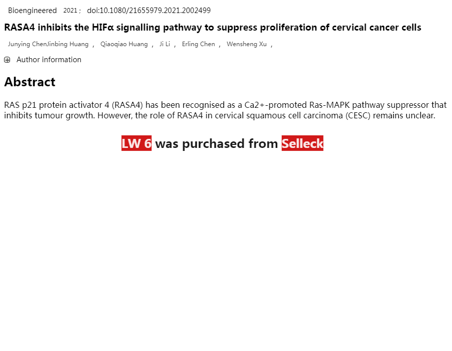 HIF Inhibition | HIF Inhibitor Review