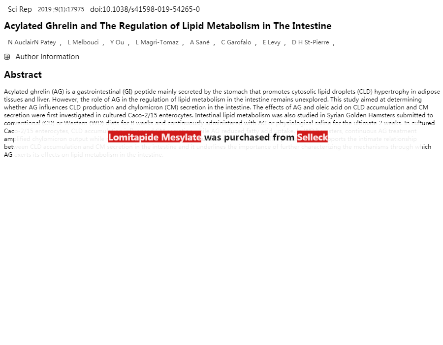 MTP antagonist | MTP inhibitor | MTP agonist | MTP activator