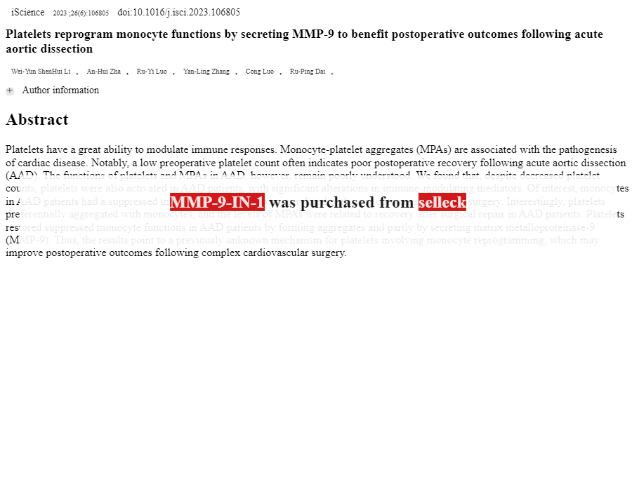 Matrix metalloproteinases | MMP Inhibition | MMP Inhibitor Review