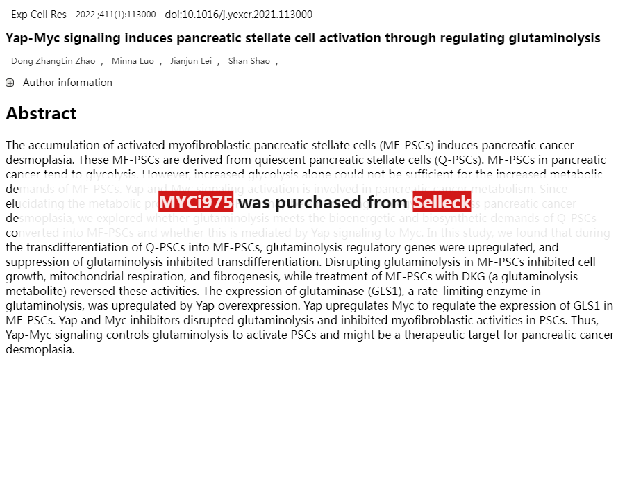 Myc antagonist | Myc inhibitor | Myc agonist | Myc activator