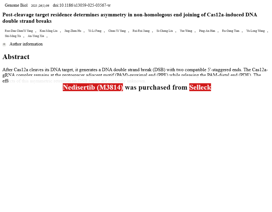 DNA-PK Inhibition | DNA-PK Inhibitor Review