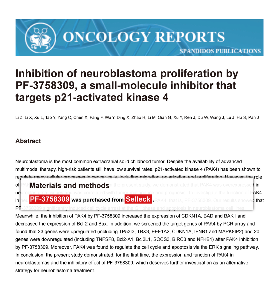 PAK Inhibition | p21 Activated Kinases | PAK Inhibitor Review