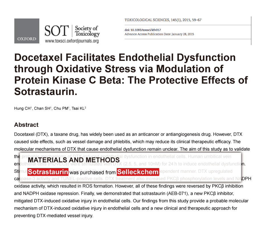 Sotrastaurin | PKC inhibitor | Read Reviews & Product Use Citations