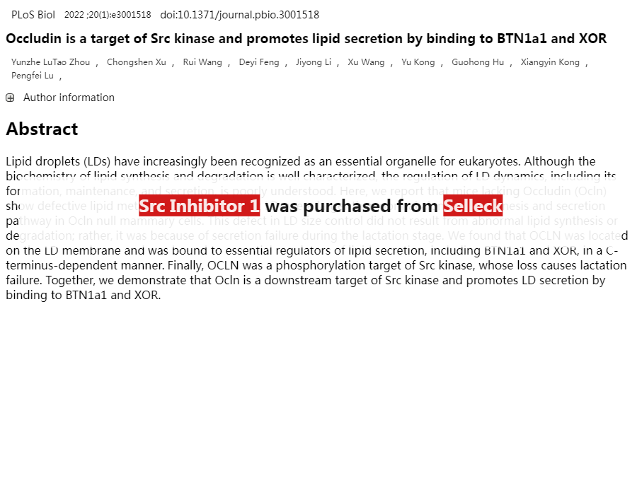 Src Inhibition | Src Inhibitor Review