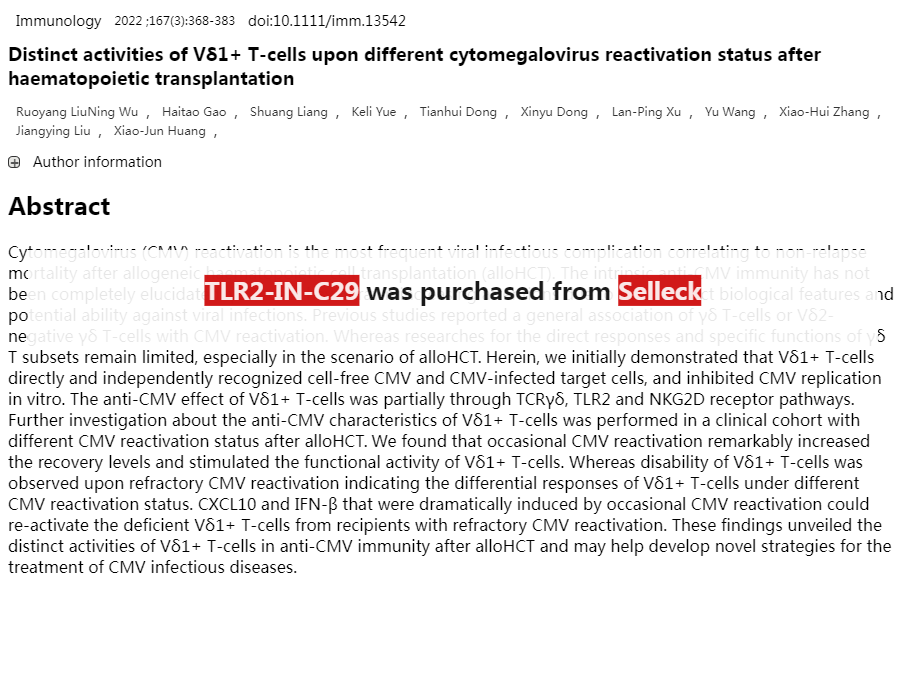 TLR Inhibition | TLR Inhibitors Review