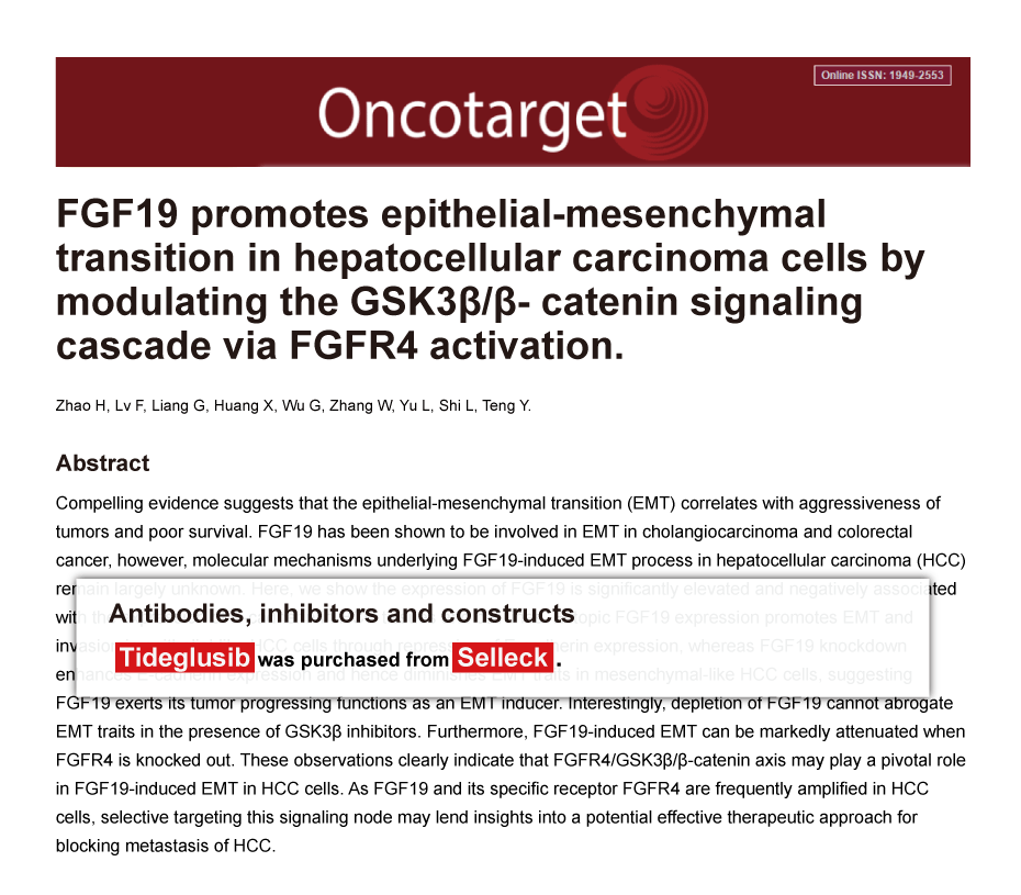 Tideglusib | ≥99%(HPLC) | Selleck | GSK-3 inhibitor