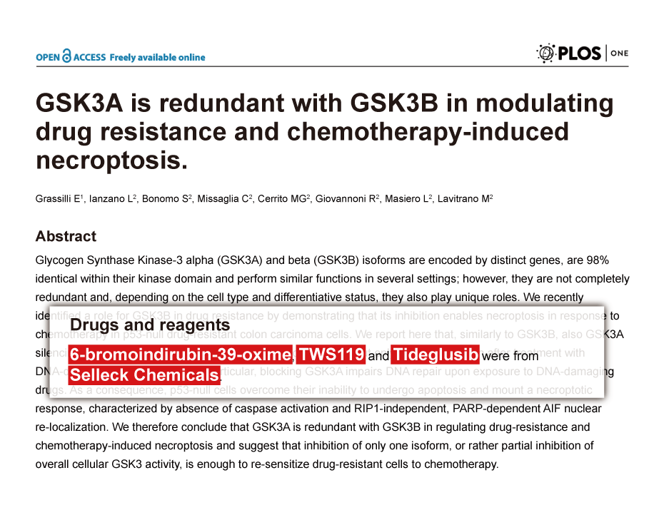 Tideglusib | ≥99%(HPLC) | Selleck | GSK-3 inhibitor