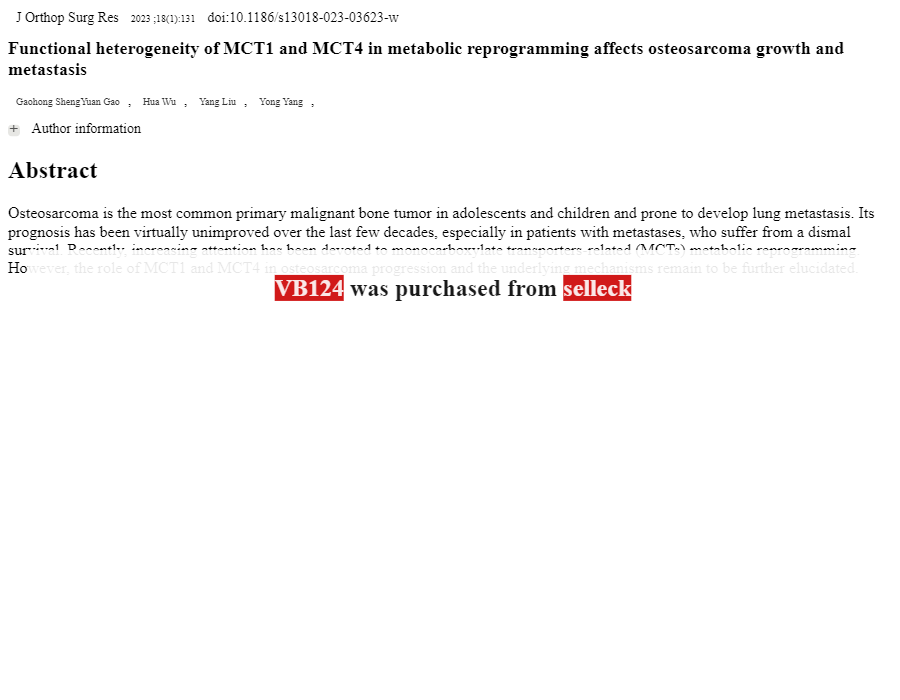 MCT Review | MCT inhibitor
