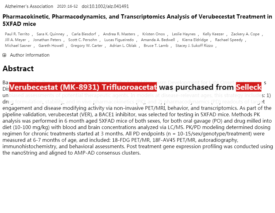 BACE | Beta-secretase | BACE Inhibitor Review