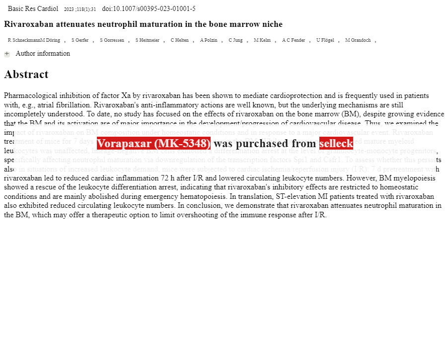 PAR antagonist | PAR inhibitor | PAR agonist | PAR activator