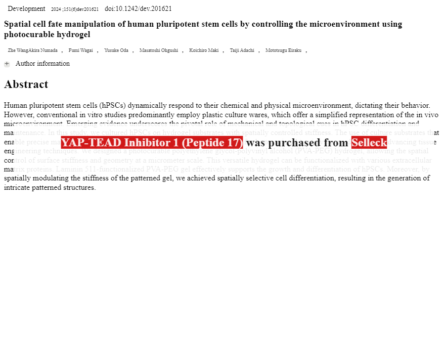 TEAD antagonist | TEAD inhibitor | TEAD agonist | TEAD activator
