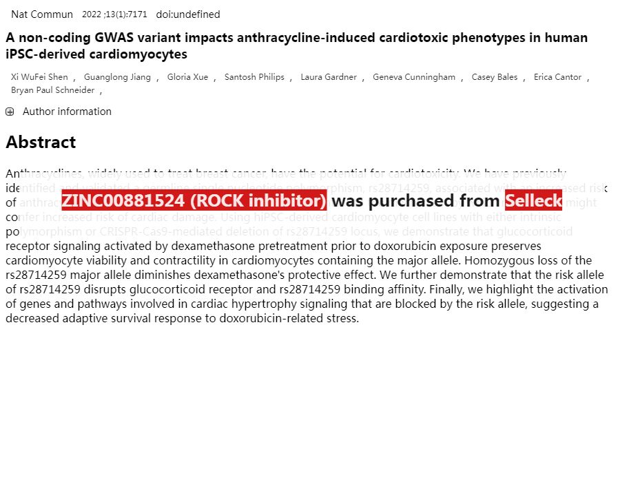 ROCK inhibitors | stem cell | ipsc | function | organoids