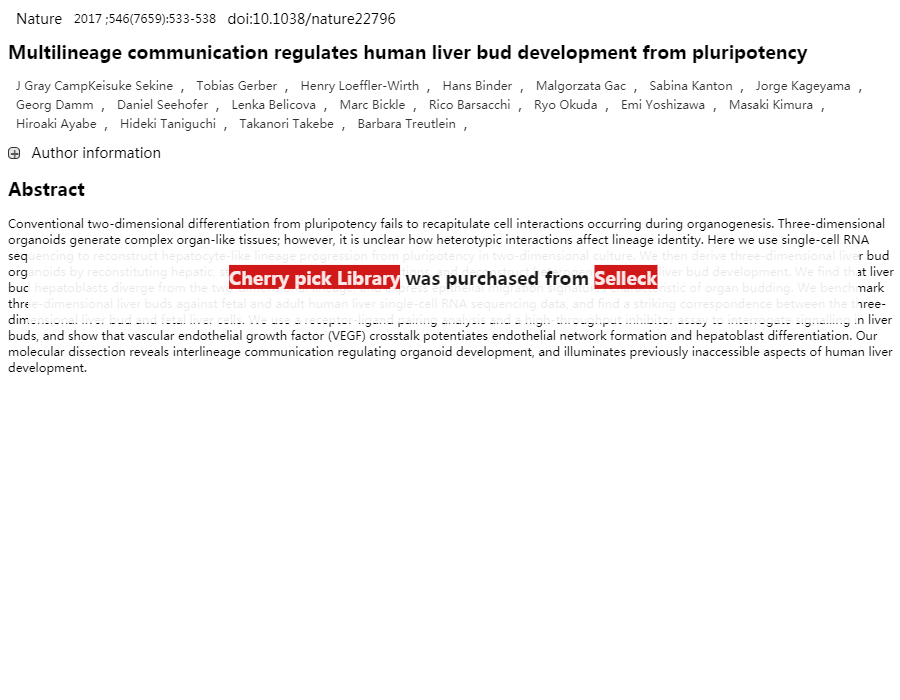 Compound Libraries for High Throughput/Content Screening | 96-Well