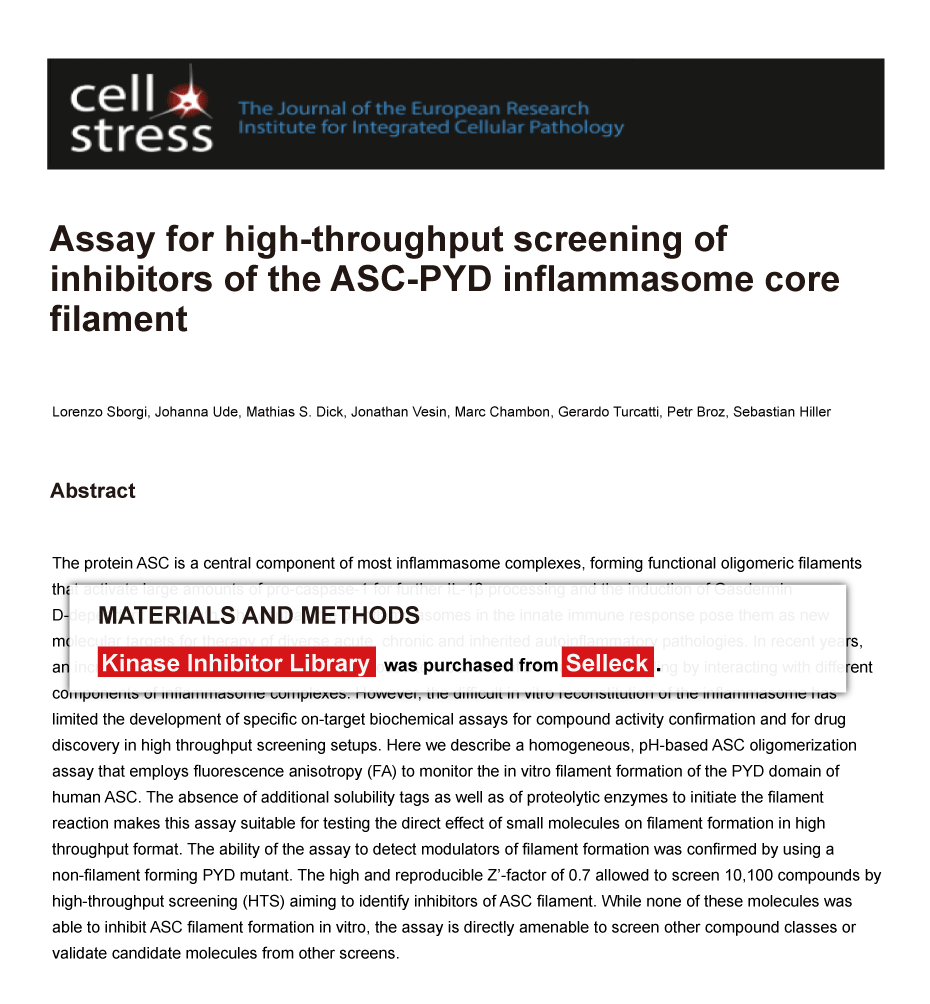 Compound Libraries for High Throughput/Content Screening | 96-Well